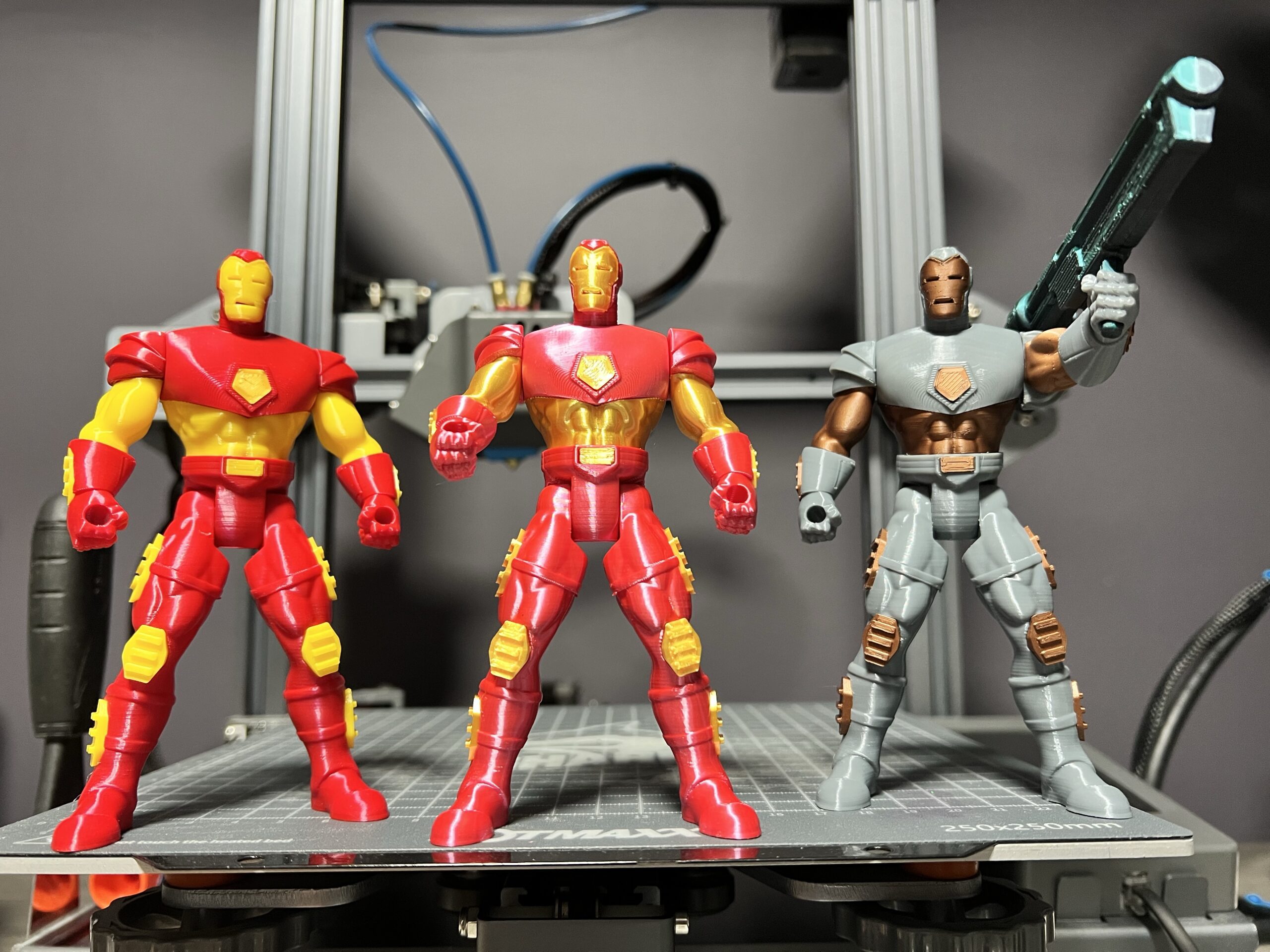 Iron Man Action Figure - The Animated Series 1994 - Made by Rice 3D Studio