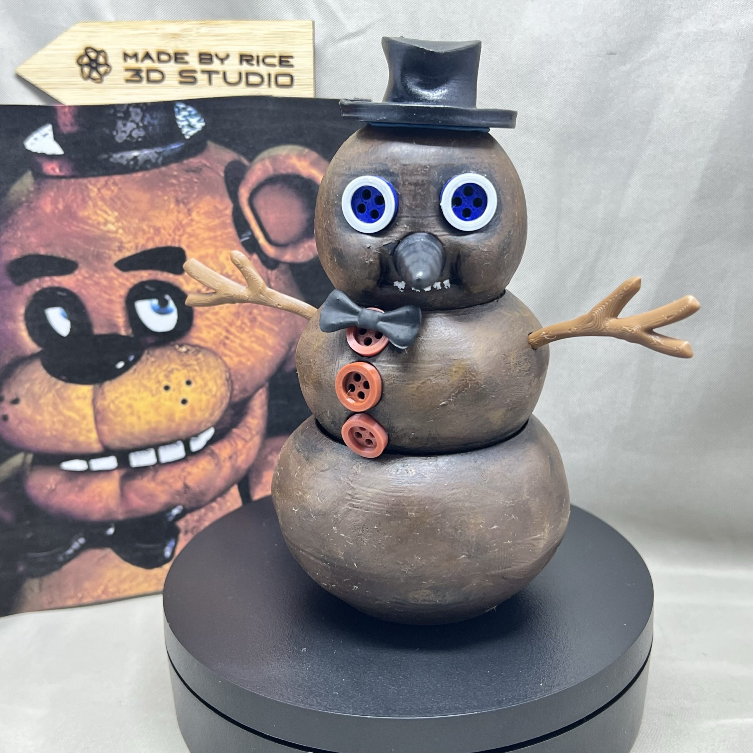 Snowman - Articulated - Custom Design Outfit - Made by Rice 3D Studio