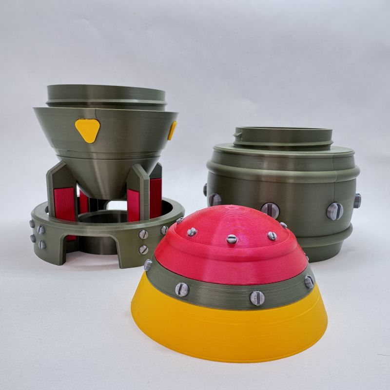 Fallout Nuke Container | 3D Printed Fallout-Inspired Storage Prop